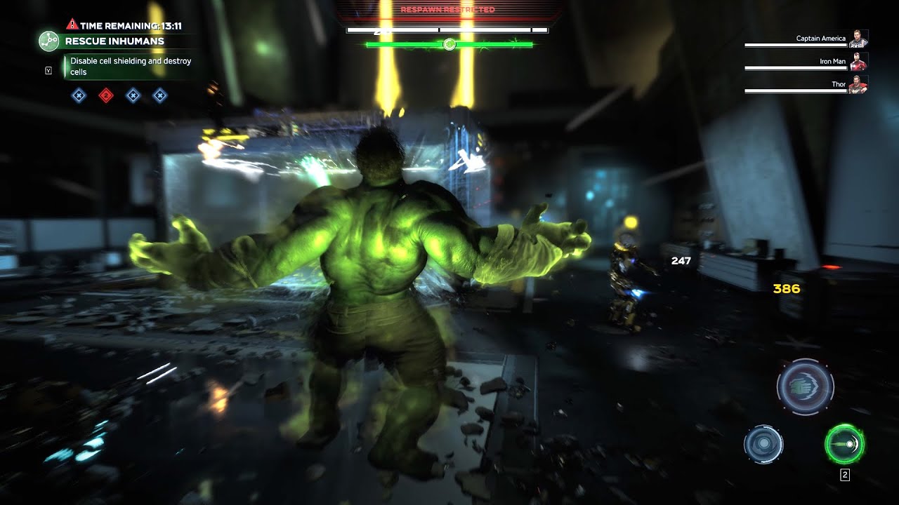 HULK Rescues Inhumans in the Facility || Marvel's Avengers HULK ...