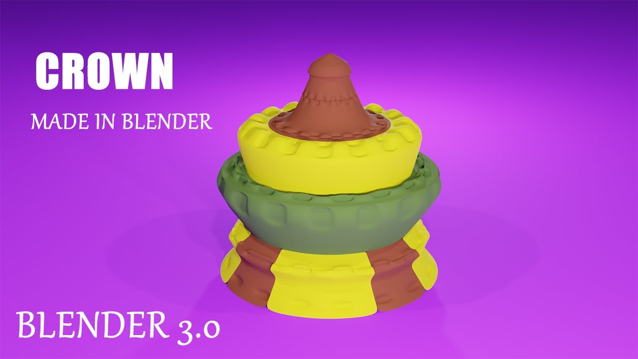 Crown Modeling In Blender Beginner Tutorial - YouTube