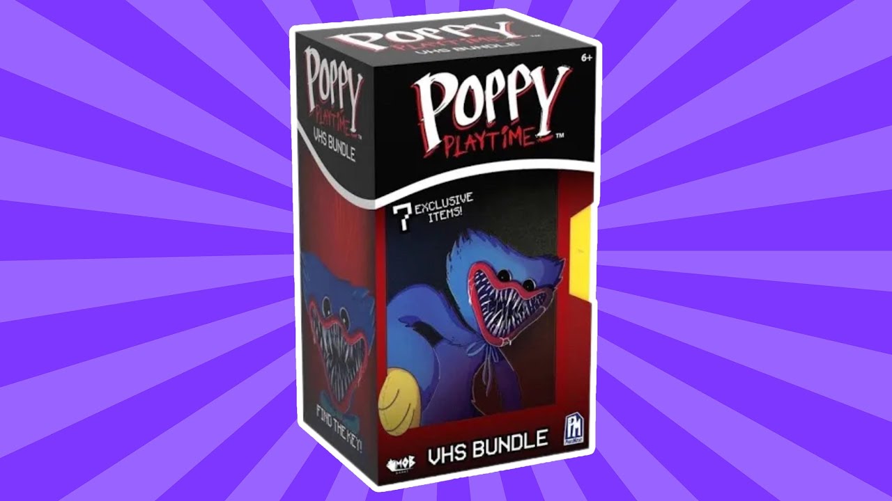 Poppy Playtime VHS Bundle PhatMojo Unboxing - YouTube