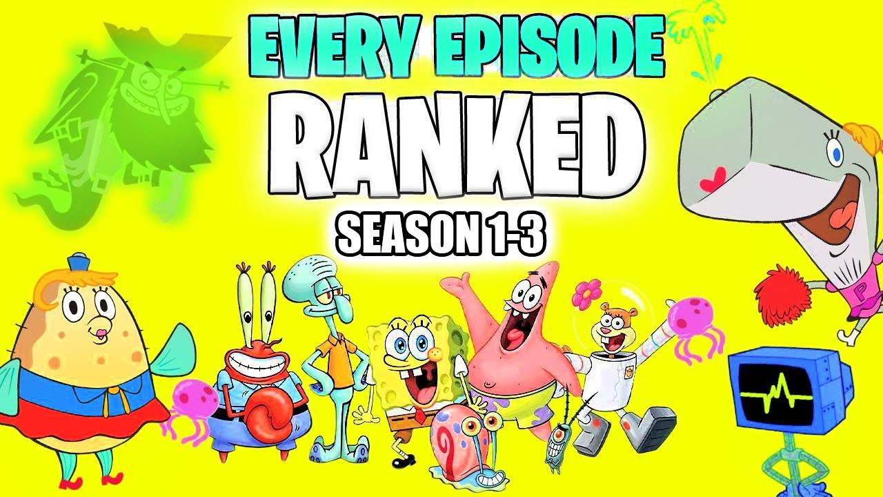 ALL EARLY EPISODES OF SPONGEBOB RANKED 🧽⭐🦑🦀🐿️ - YouTube