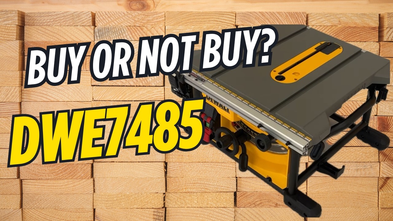 The Perfect Table Saw for Small Garages? (DeWalt DWE7485) - YouTube
