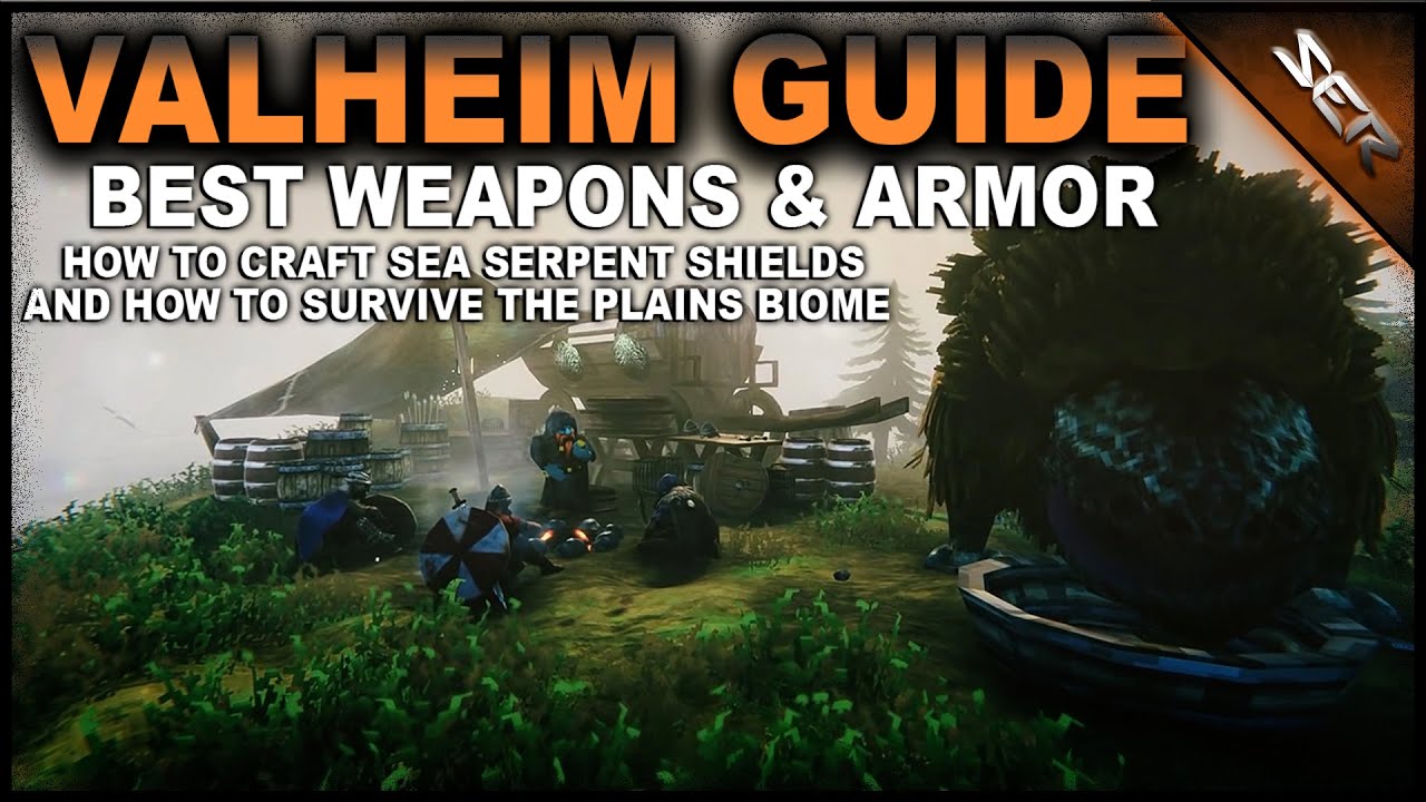 Valheim Guide Blackmetal Weapons & Padded Armor |Sea Serpent Gear - How To Survive Plains Biome ...