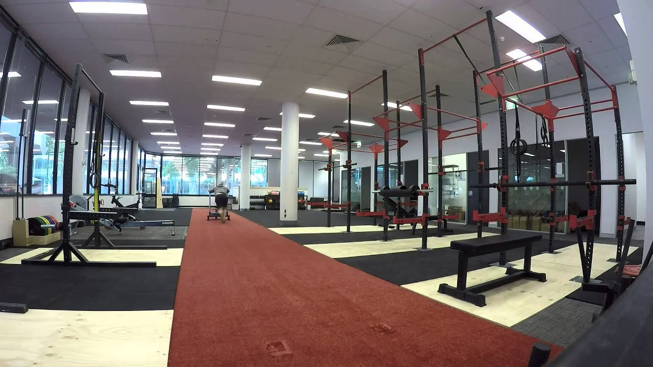 Gym Direct Red Astro Turf Demo - YouTube