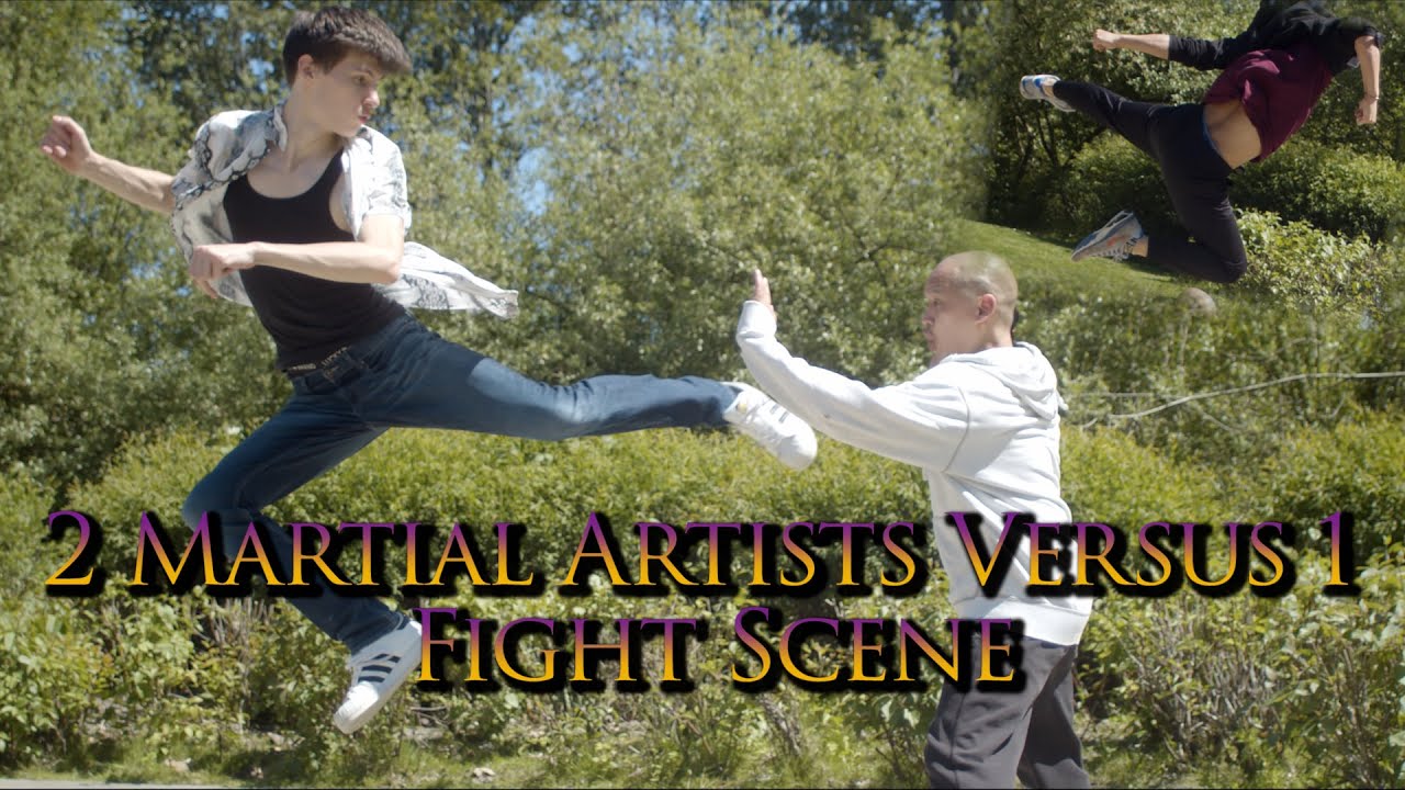 2 MARTIAL ARTISTS VERSUS 1 - FIGHT SCENE - YouTube
