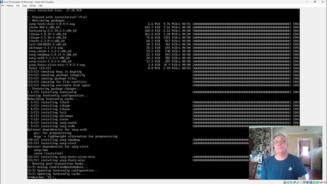 Arch Linux, OpenBox, and SLIM on VirtualBox VM Part 2 More Configuration - YouTube