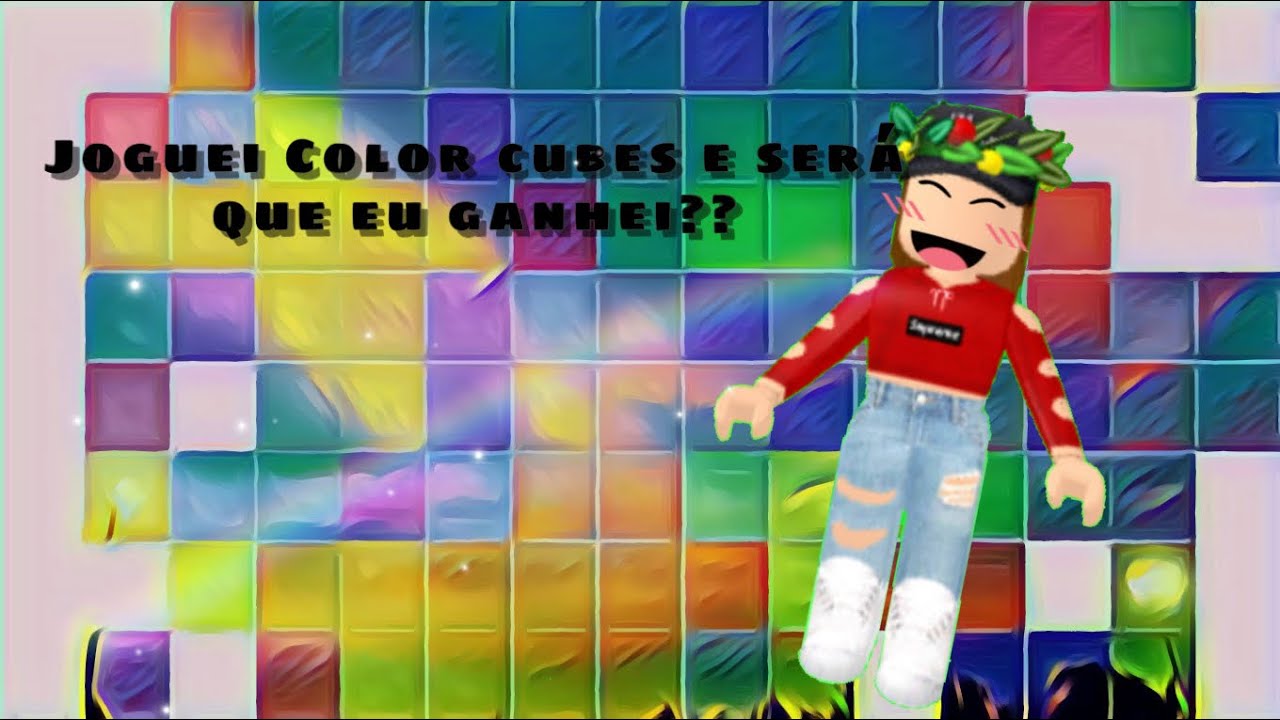 Quem pintar mais ganha no Roblox ( color cubes ) - YouTube