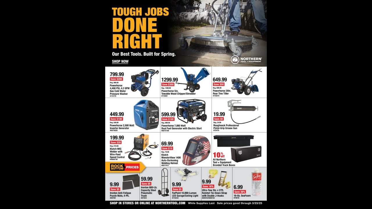 Northern Tool Best Tools Built For Spring! - YouTube
