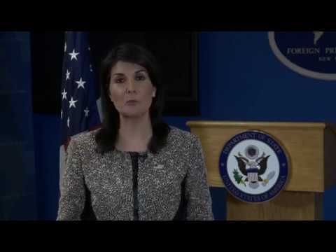 Message from Ambassador Haley on Kosovo’s 10th anniversary