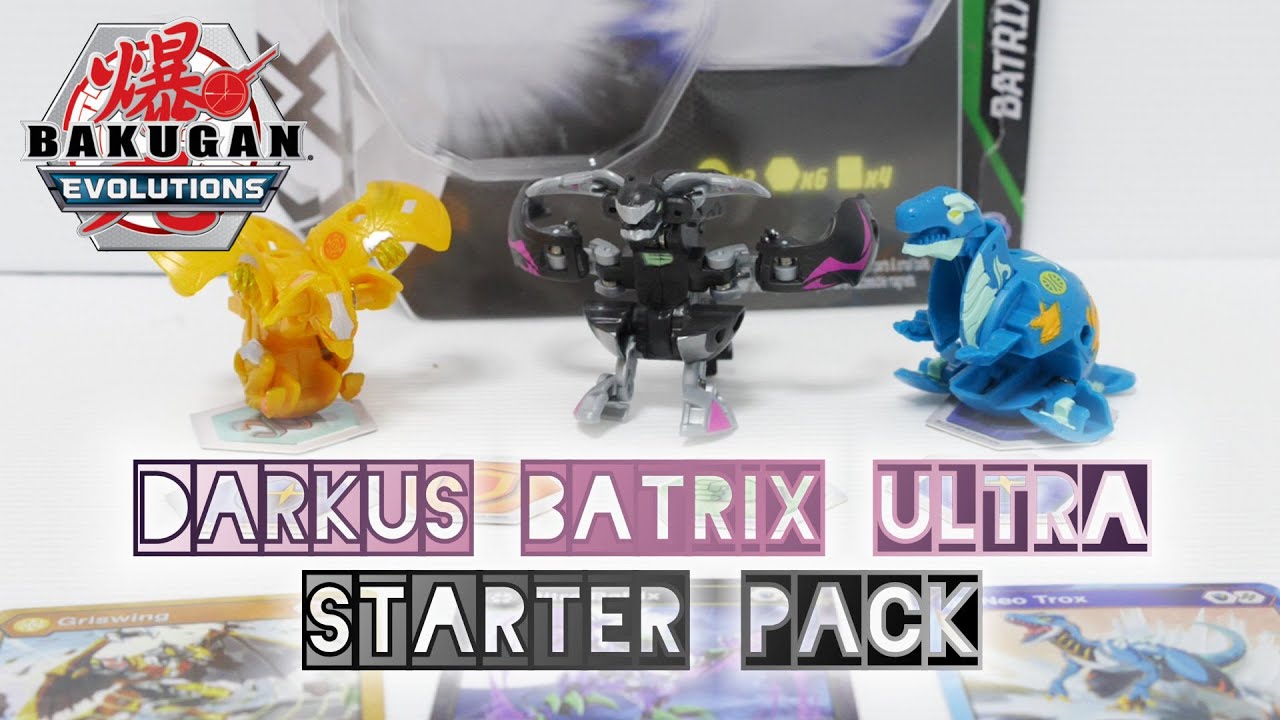 DARKUS BATRIX ULTRA Starter Pack | Bakugan Evolutions | BAKUGAN UNBOX ...