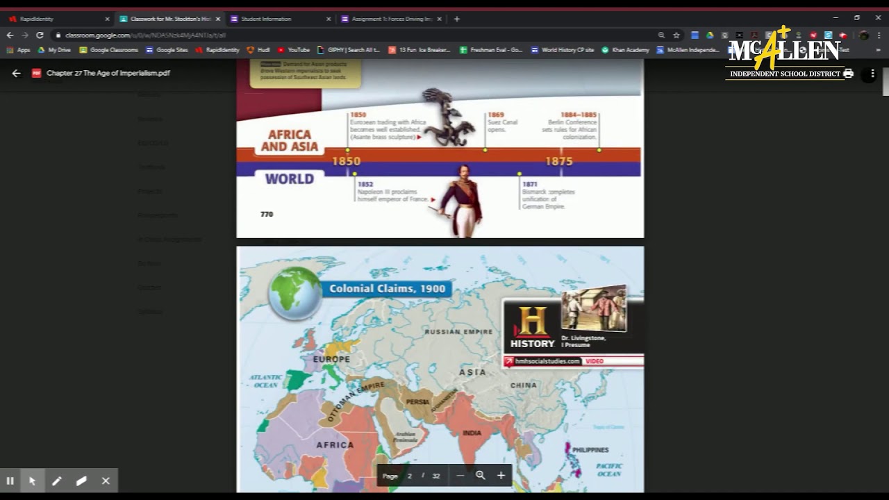 Teaching History through Distance Learning - McAllen HS | McAllen ISD ...