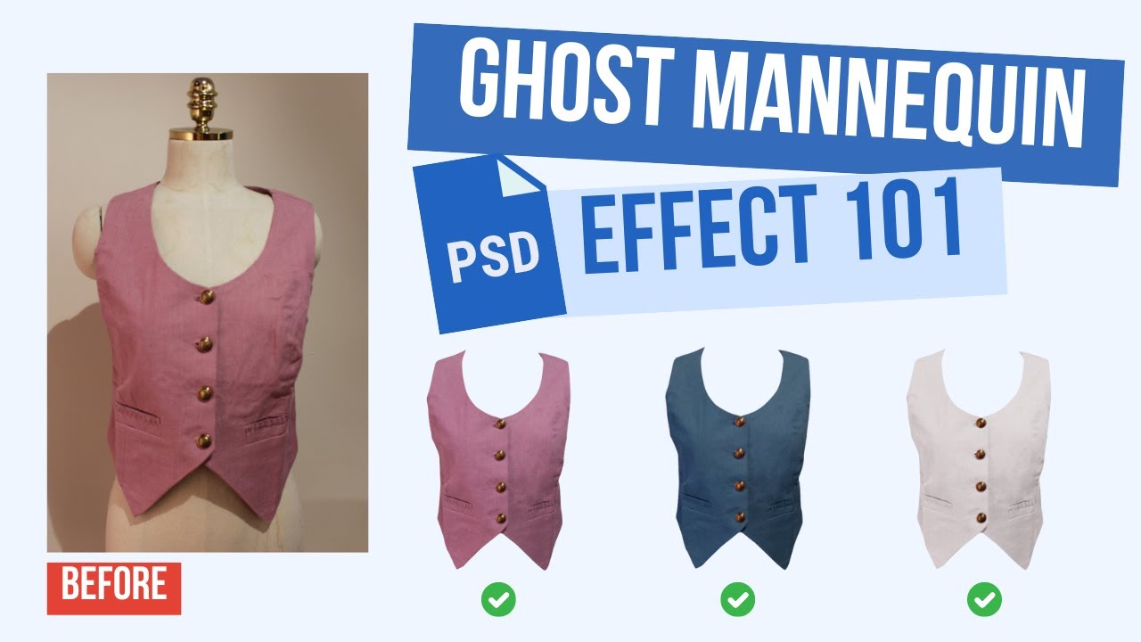 How To Create A Perfect Ghost Effect In Photoshop in Different Color ...