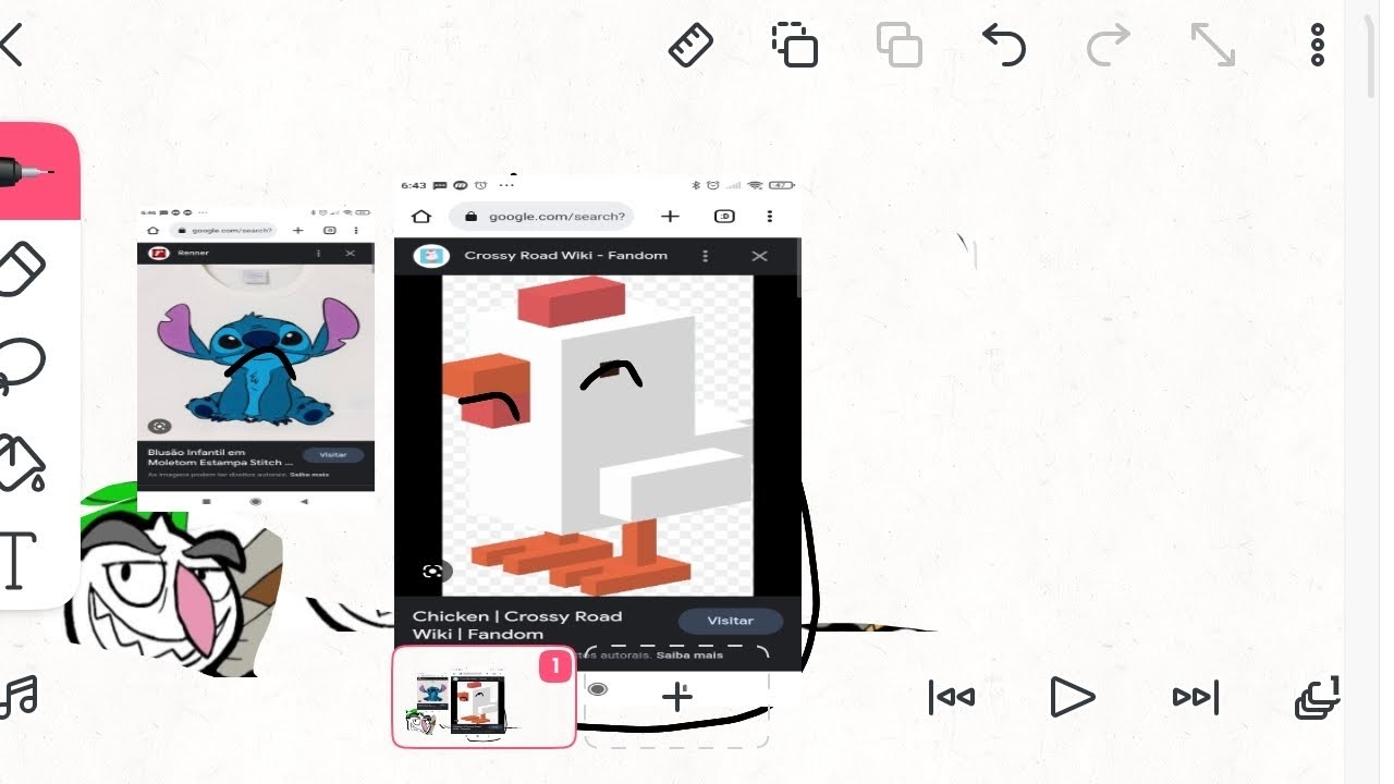 crossy chicken defbed FT Stitch - YouTube