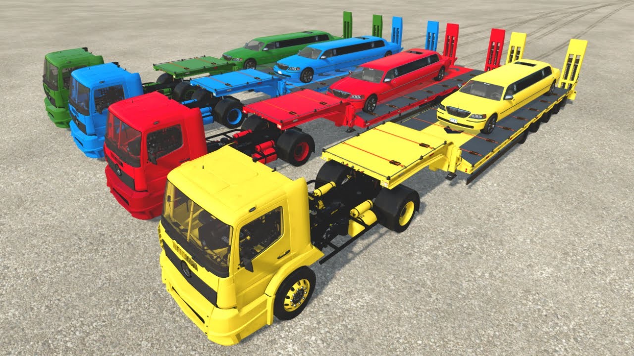 TRANSPORT OF COLORS ! TRANSPORTING LINCOLN TOWN LIMOUSINE CARS ...