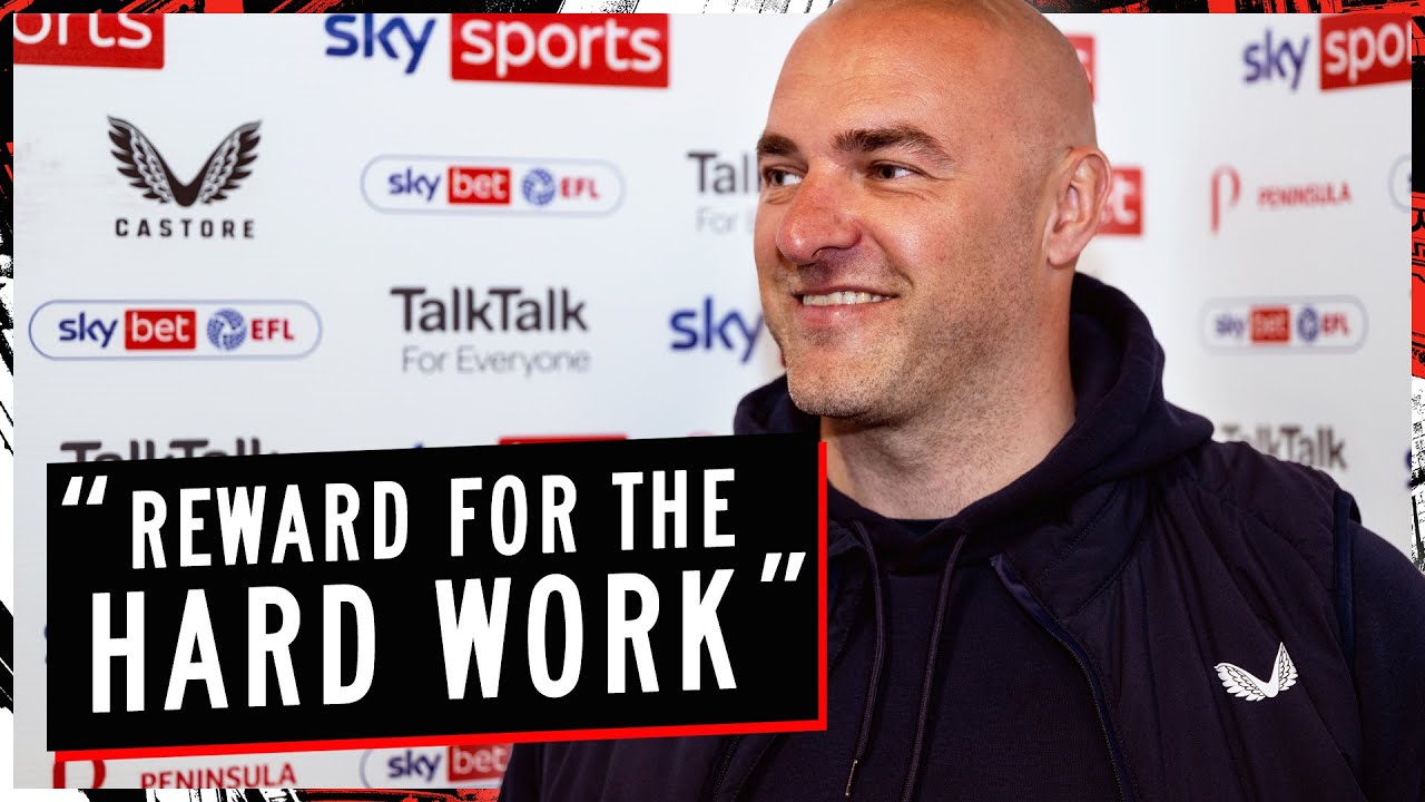 🗣️ REACTION | Neil Wood on making the play-offs! - YouTube