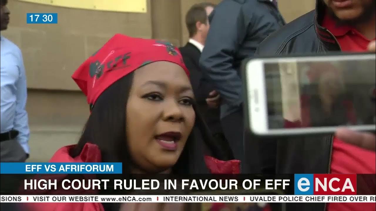 EFF vs Afriforum | Afriforum to appeal judgment - YouTube
