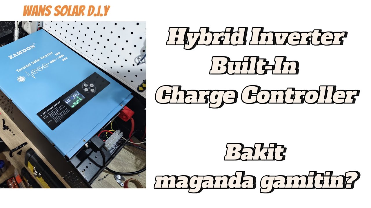 HYBRID INVERTER BUILT IN CHARGE CONTROLLER BASIC ADVANTAGE - YouTube