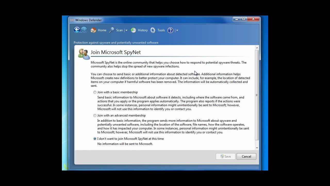 Windows 7 Defender - YouTube