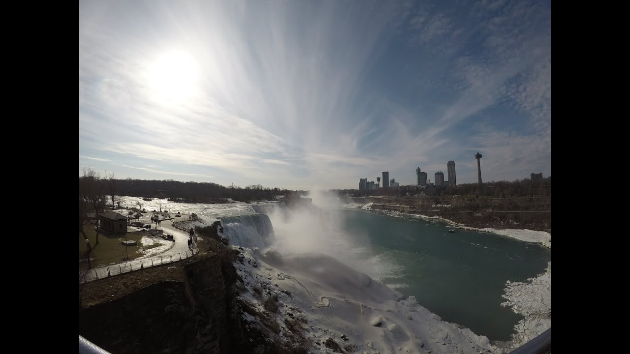 1 Minute and 42 Seconds of Niagara Falls in Winter - YouTube
