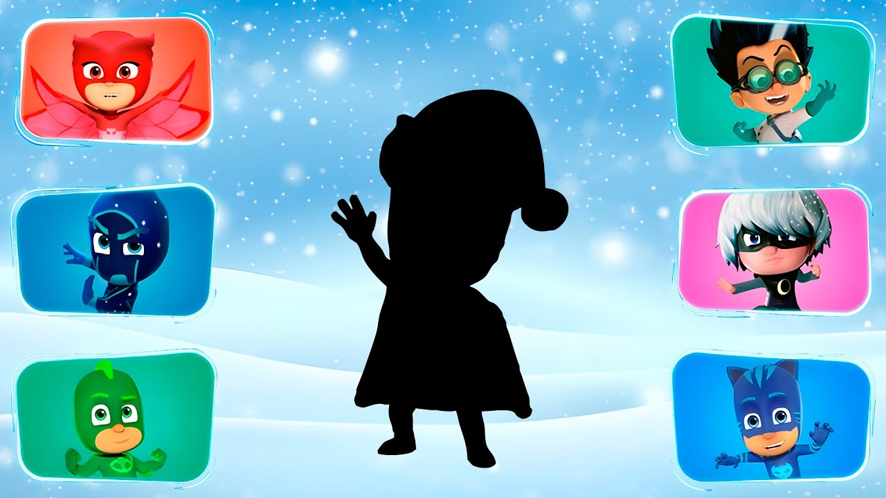 PJ Masks New Year's Eve Party | Match the right shadow - YouTube
