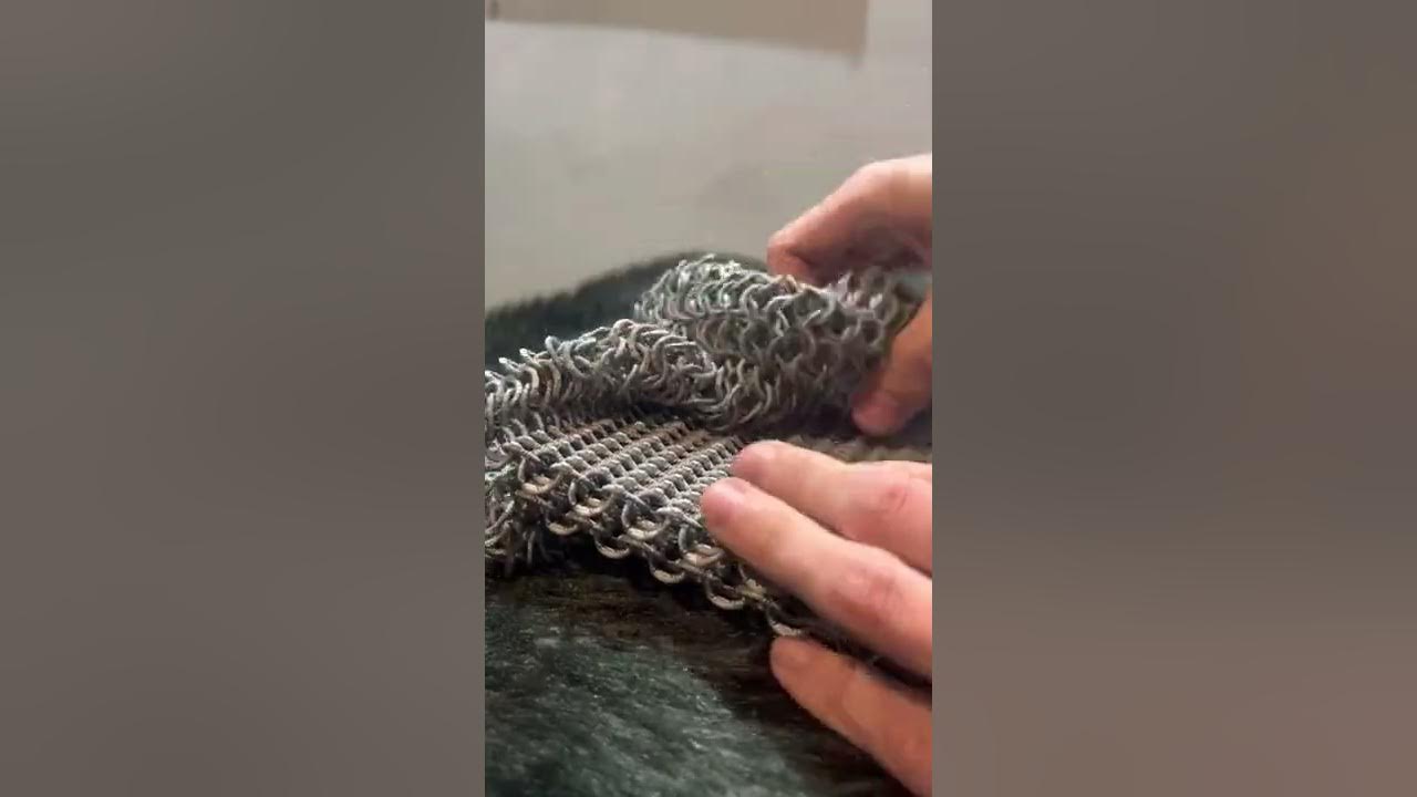3D Printed Chainmail - YouTube