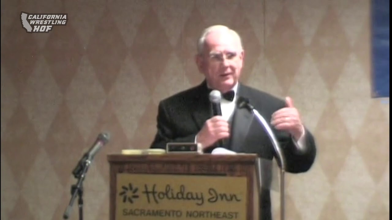 Max Burch - 2009 California Wrestling Hall of Fame Honoree - YouTube