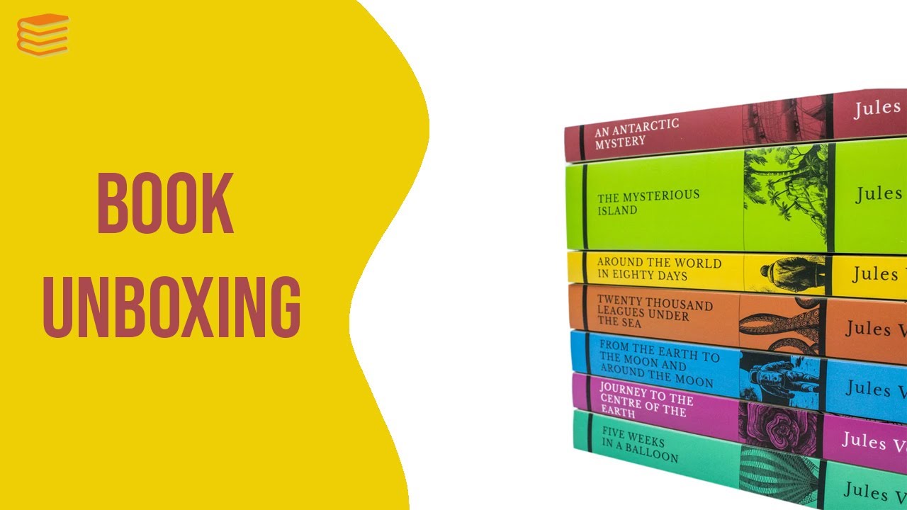 Jules Verne 7 Books Set Collection - Book Unboxing - YouTube