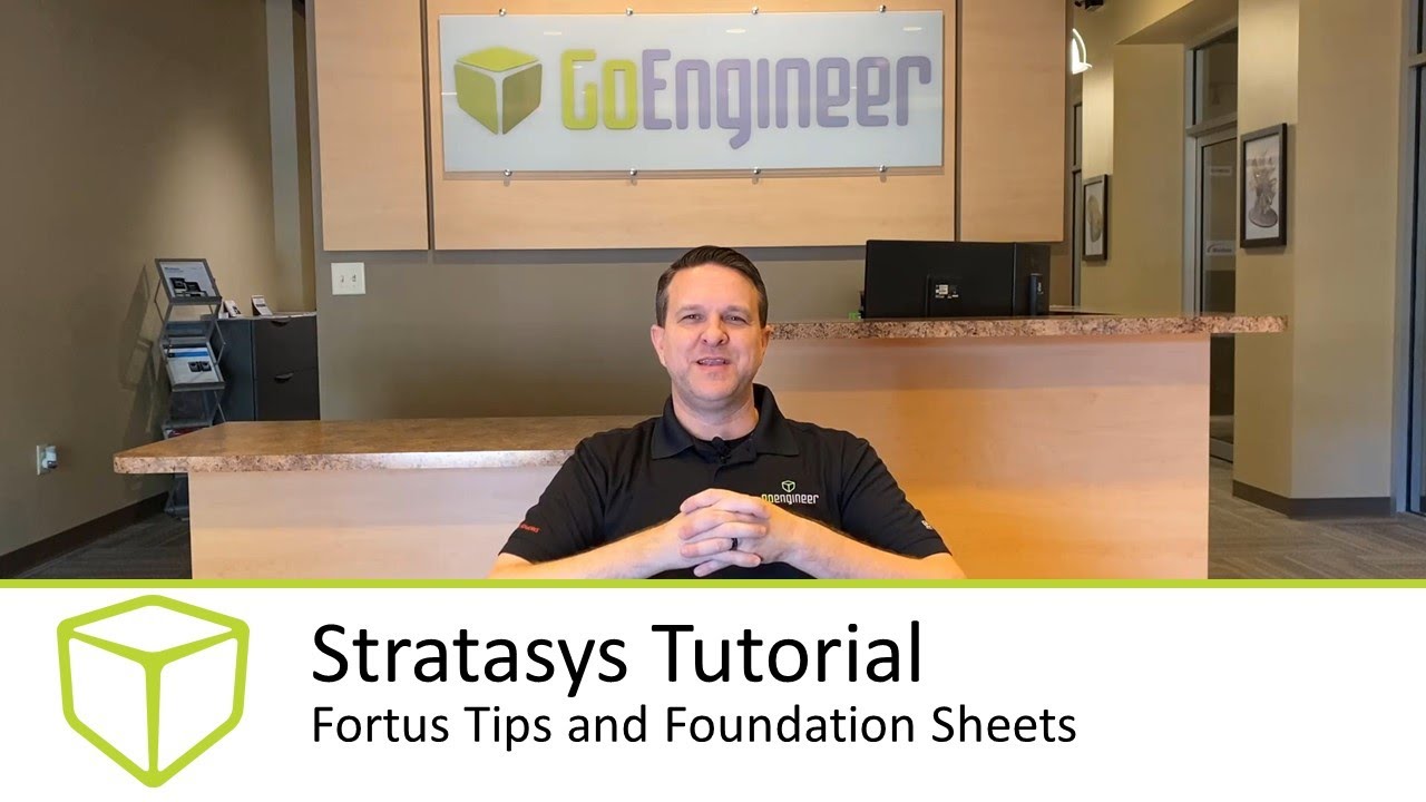 Stratasys Tutorial - Fortus Tips and Foundation Sheets - YouTube