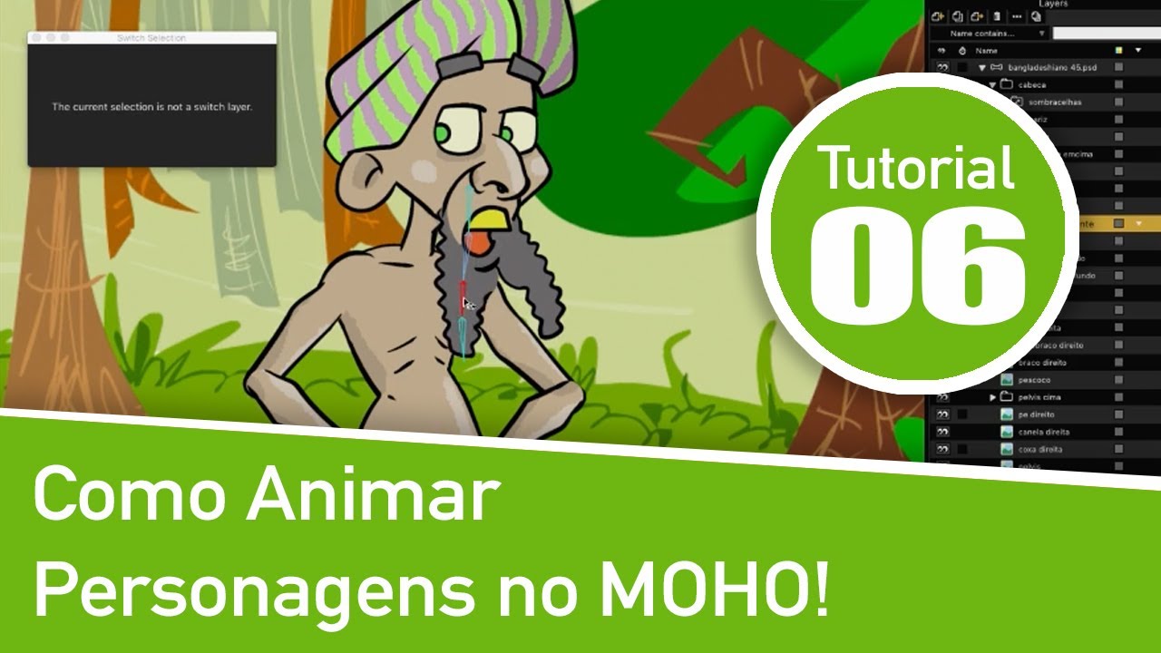 animando personagem Tutorial 06 - YouTube