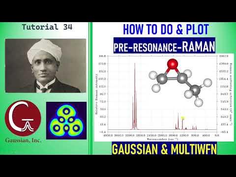 How to do and plot Pre-Resonance Raman spectrum using Gaussian 09 and Multiwfn | Pre Resonance ...