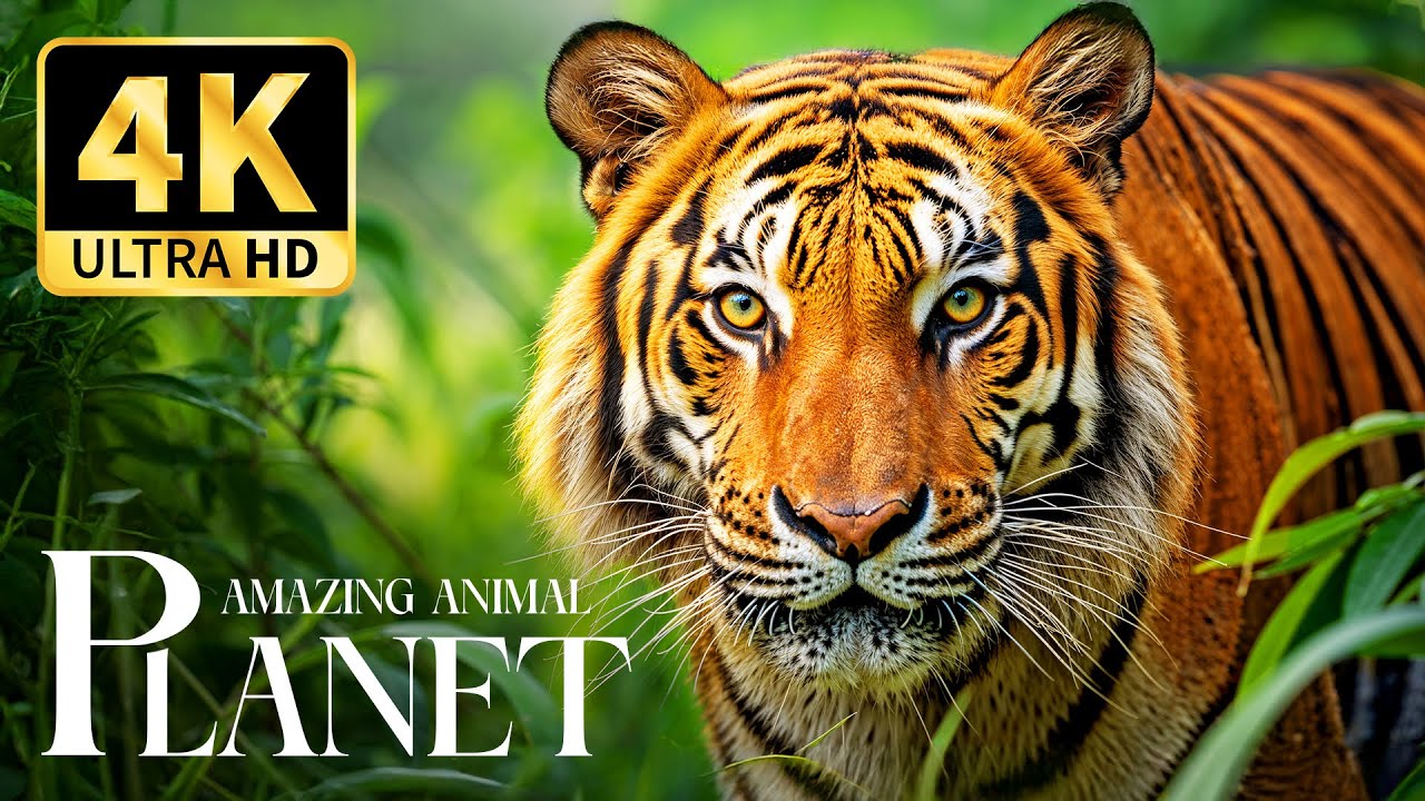 Amazing Animals Planet 4K 🌿Majestic Jungle Animals with Soothing ...