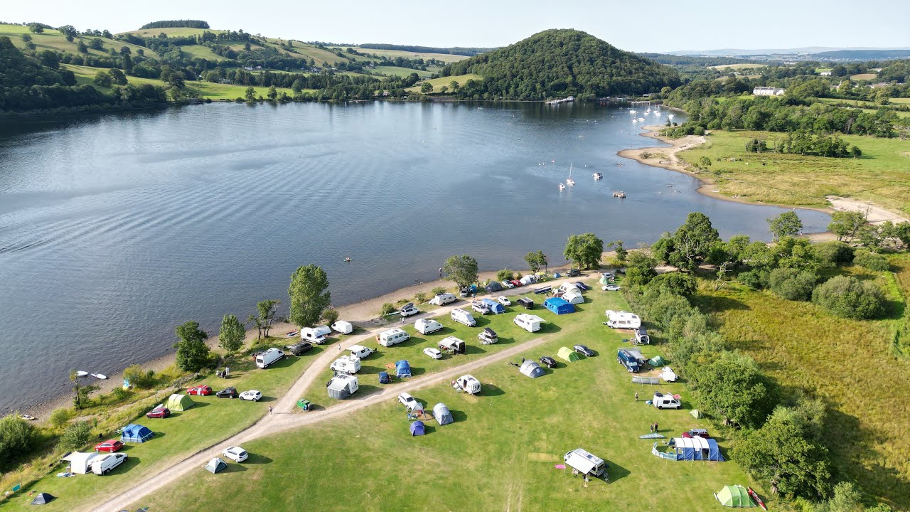 Waterside house Campsite Ullswater Lake District - YouTube