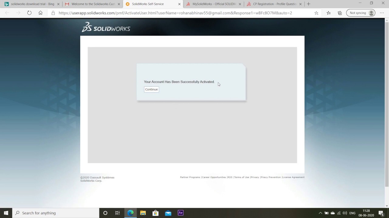 How to access Solidworks online trial - YouTube