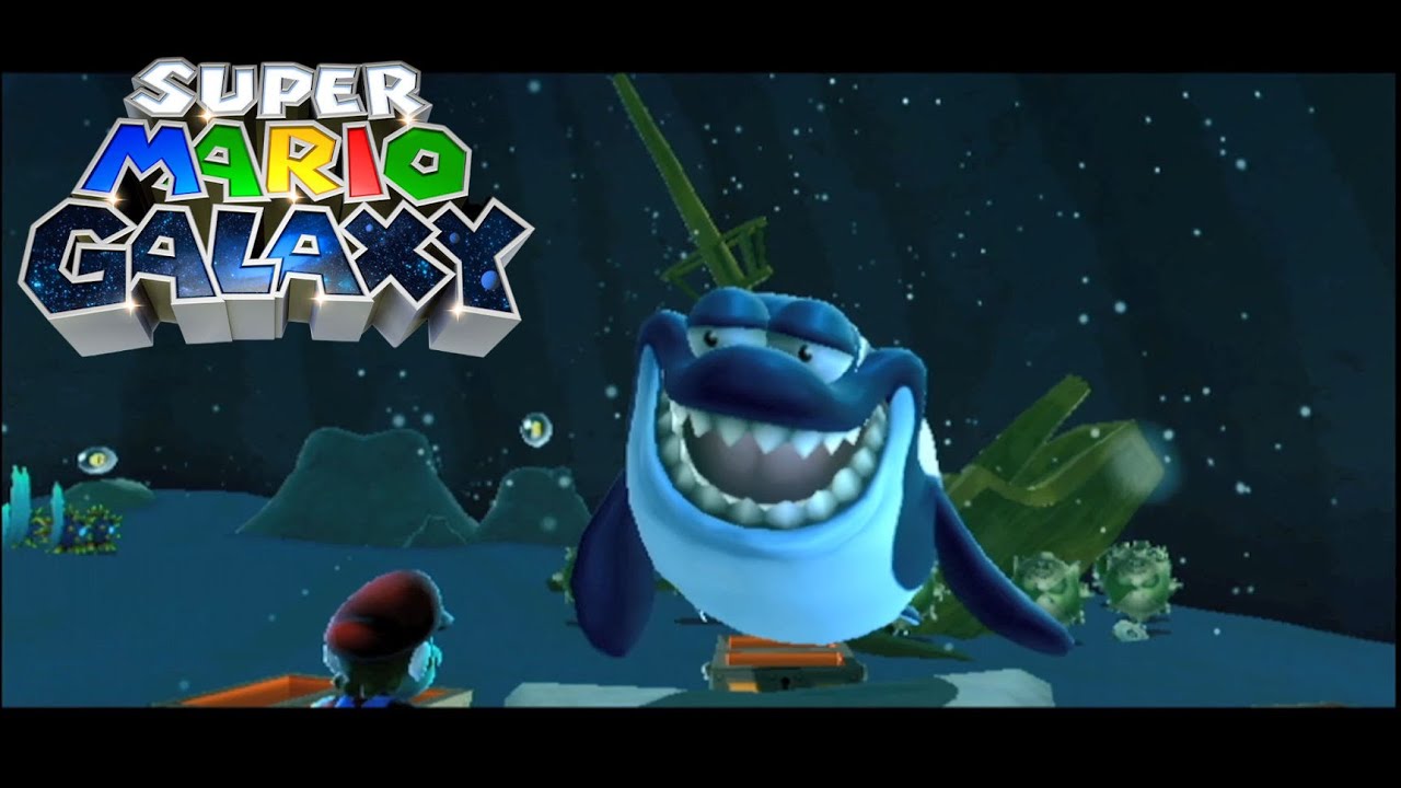 Super Mario Galaxy [Wii] Guppy and the Underground Lake (Deep Dark ...