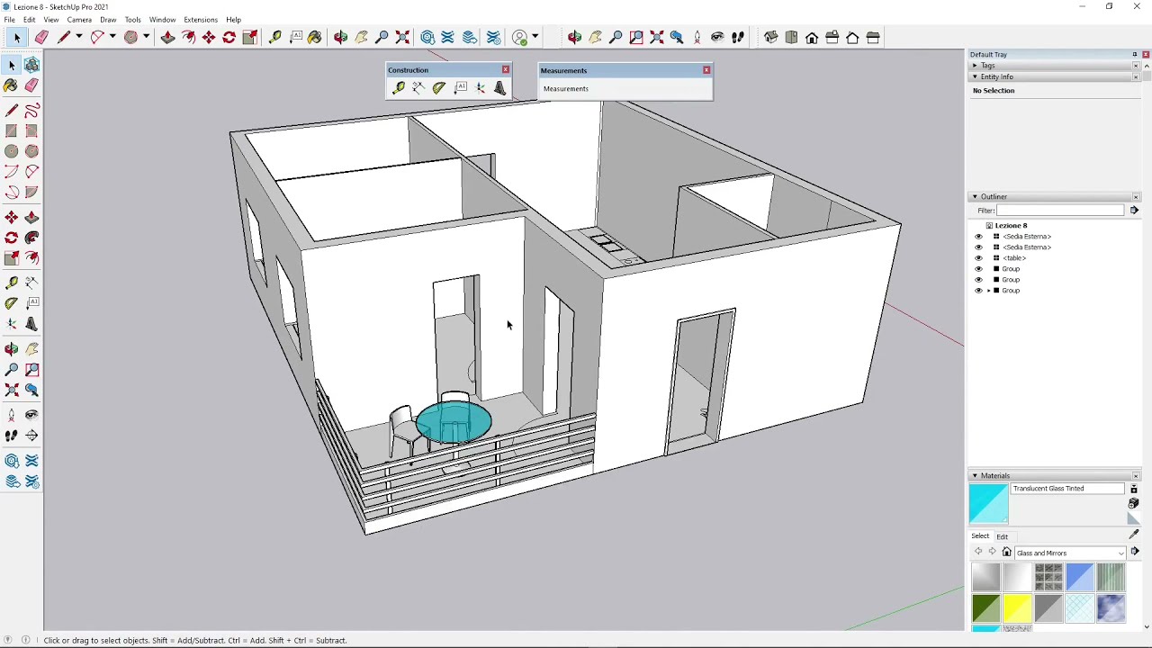 Sketchup PRO Videocourse 08 Clean 3D Model Delete Lines Smooth sketchup-pro-videocourse-08-clean-3d-model-delete-lines-smooth