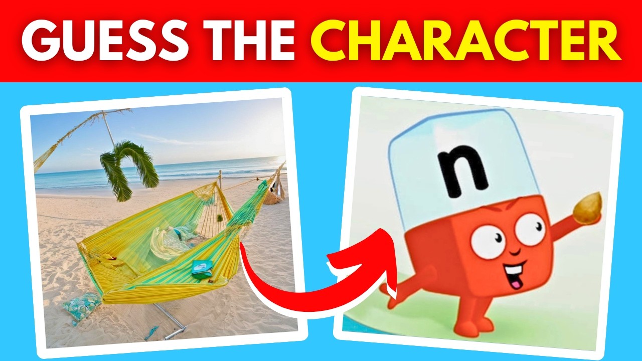 Guess the hidden ALPHABLOCKS Characters by illusion 💫 | 🔠 A, B, C ...