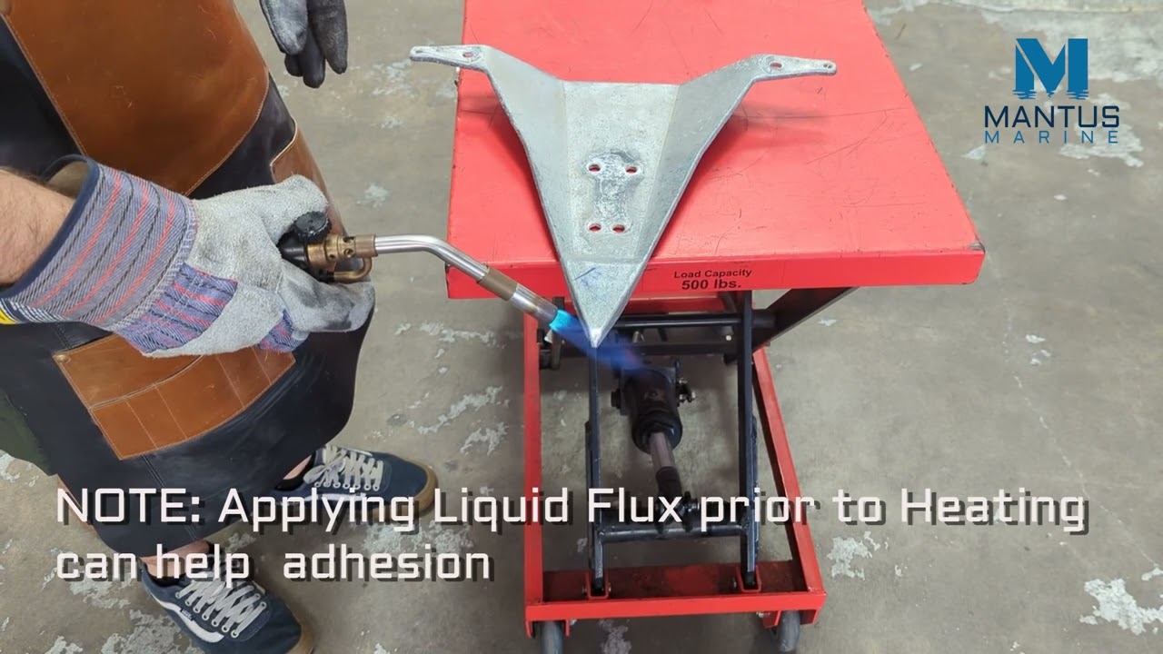 Soldering Galvanization Defects - YouTube
