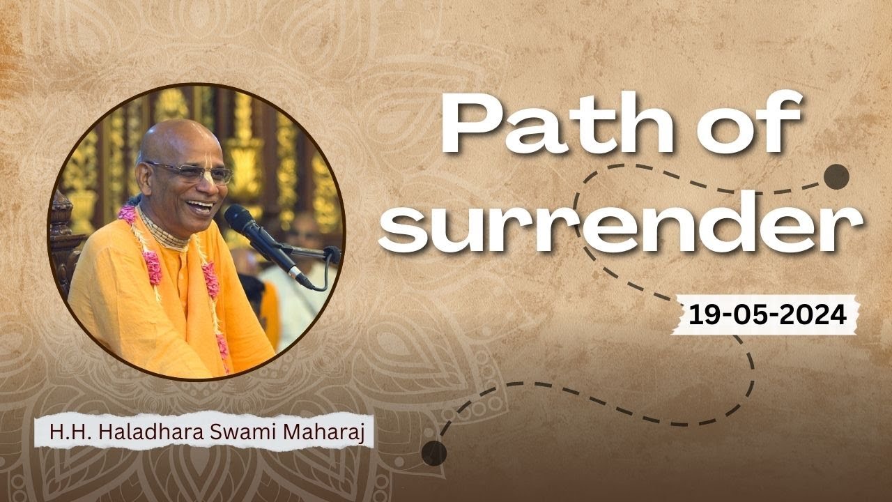Sunday feast Class Path of surrender By HH Haldhar Swami Maharaj | 19 ...