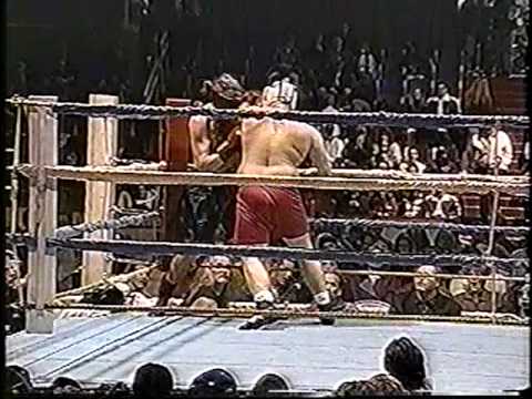 Toughman contest brutal 1st round knockout., Scott Goudie, bloody ...