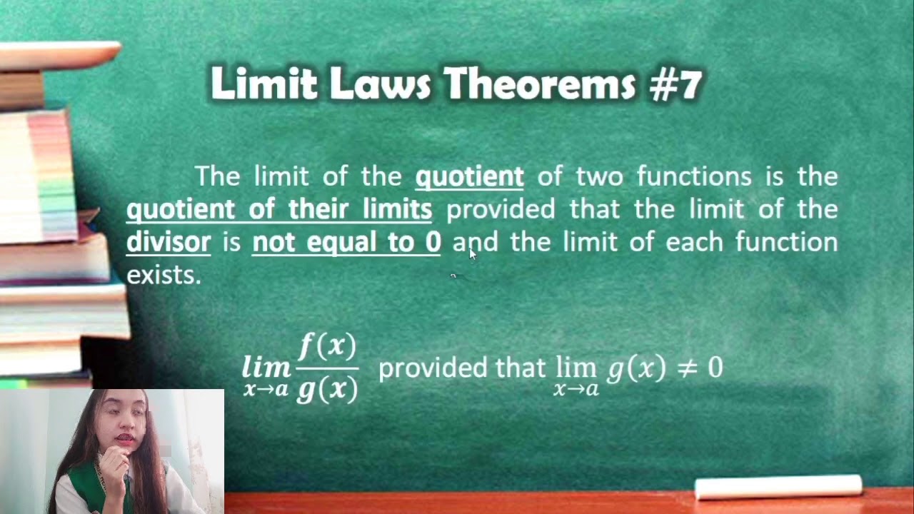 LIMIT LAWS THEOREMS 7-8 (BASIC CALCULUS) - YouTube