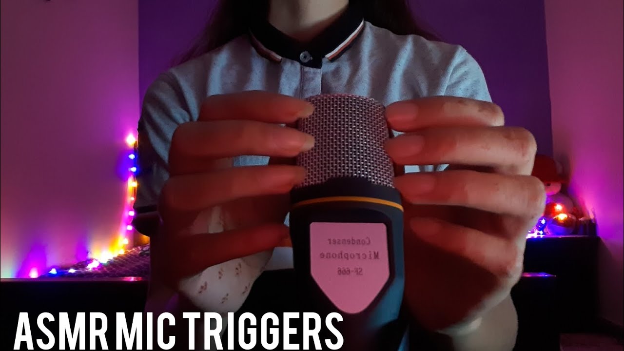 ASMR fast mic triggers (mic scratching, mic gripping, mic tapping, mic brushing++) - YouTube