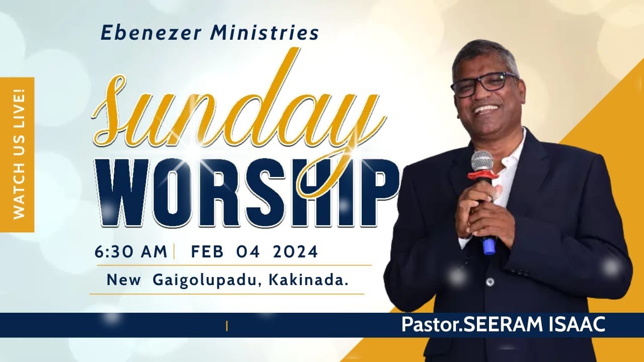 🔴 SUNDAY FIRST SERVICE || Ps.ISAAC SEERAM || 04-02-24 || - YouTube