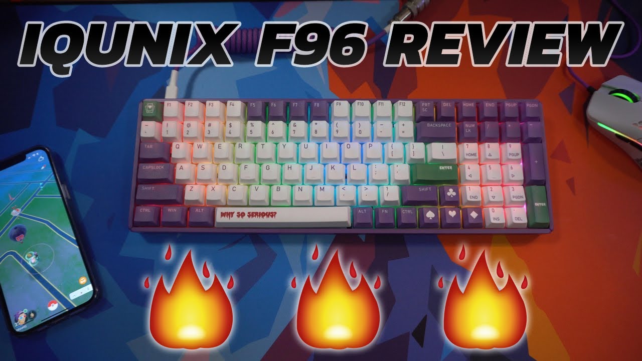 iQunix F96 Mechanical Keyboard Review! THESE COLORWAYS ARE 🔥 - YouTube