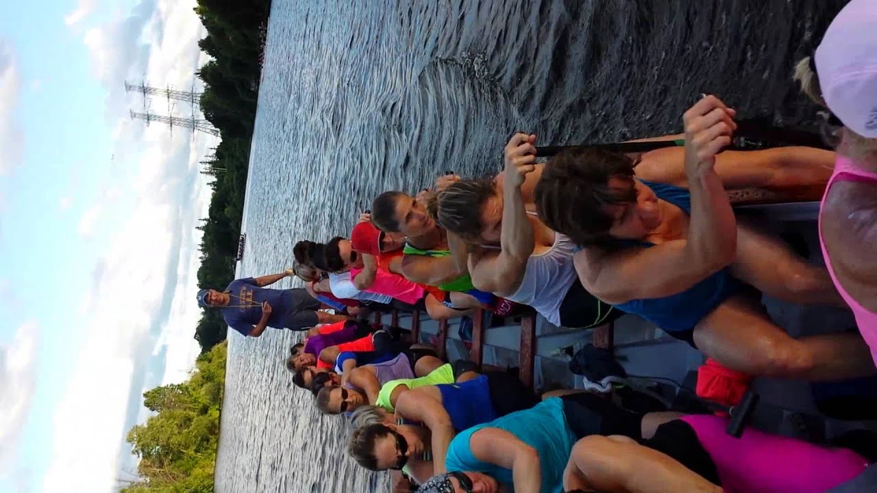 Dragon boat practice Sportchicks July 9, 2014 - YouTube