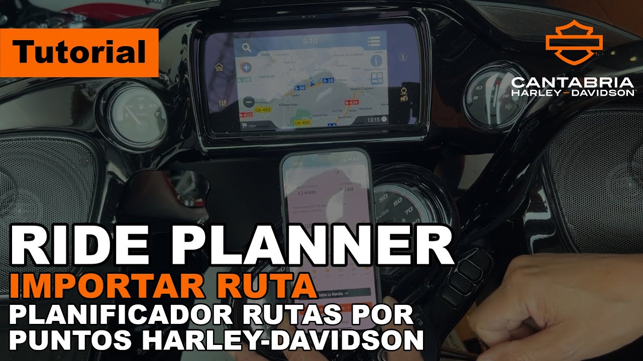 Ride Planner | Importar Ruta Moto Harley Davidson | Sistema ...