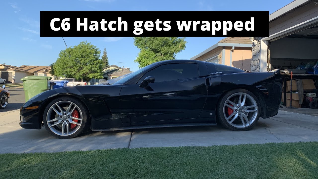 C6 Corvette gets wrapped! - YouTube