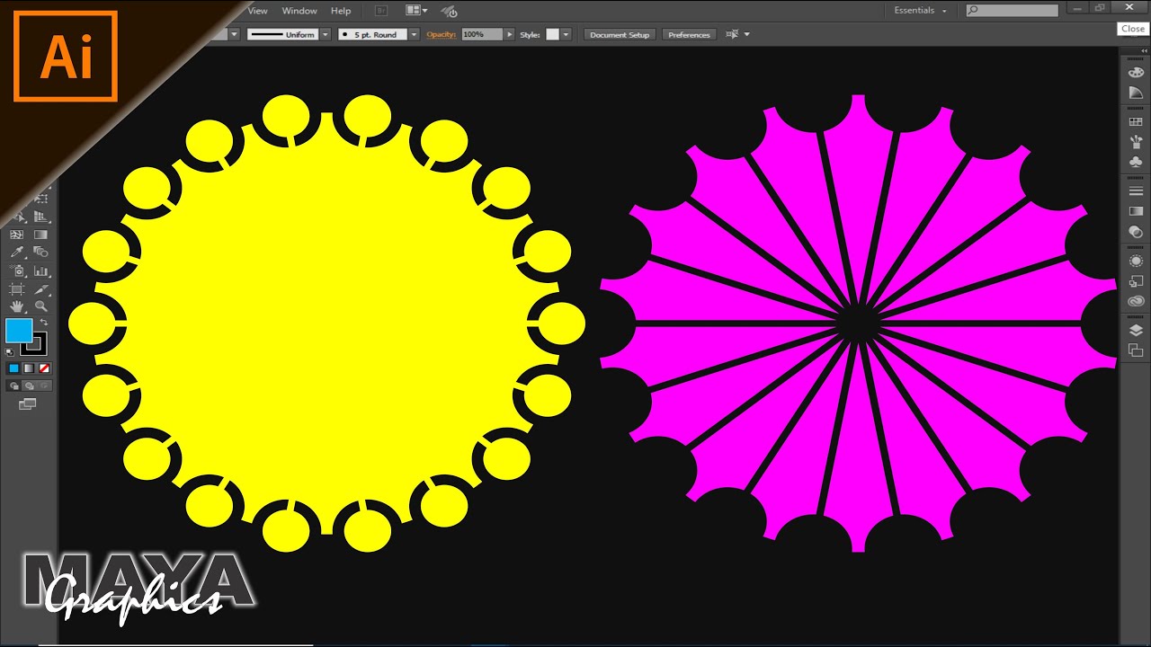Illustrator for beginners - 05 I Simple Illustrator technic for ...