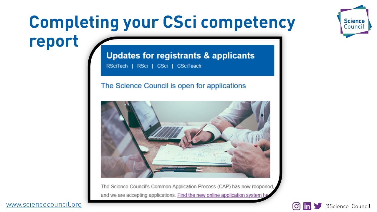 Completing your CSci Competency Report - YouTube
