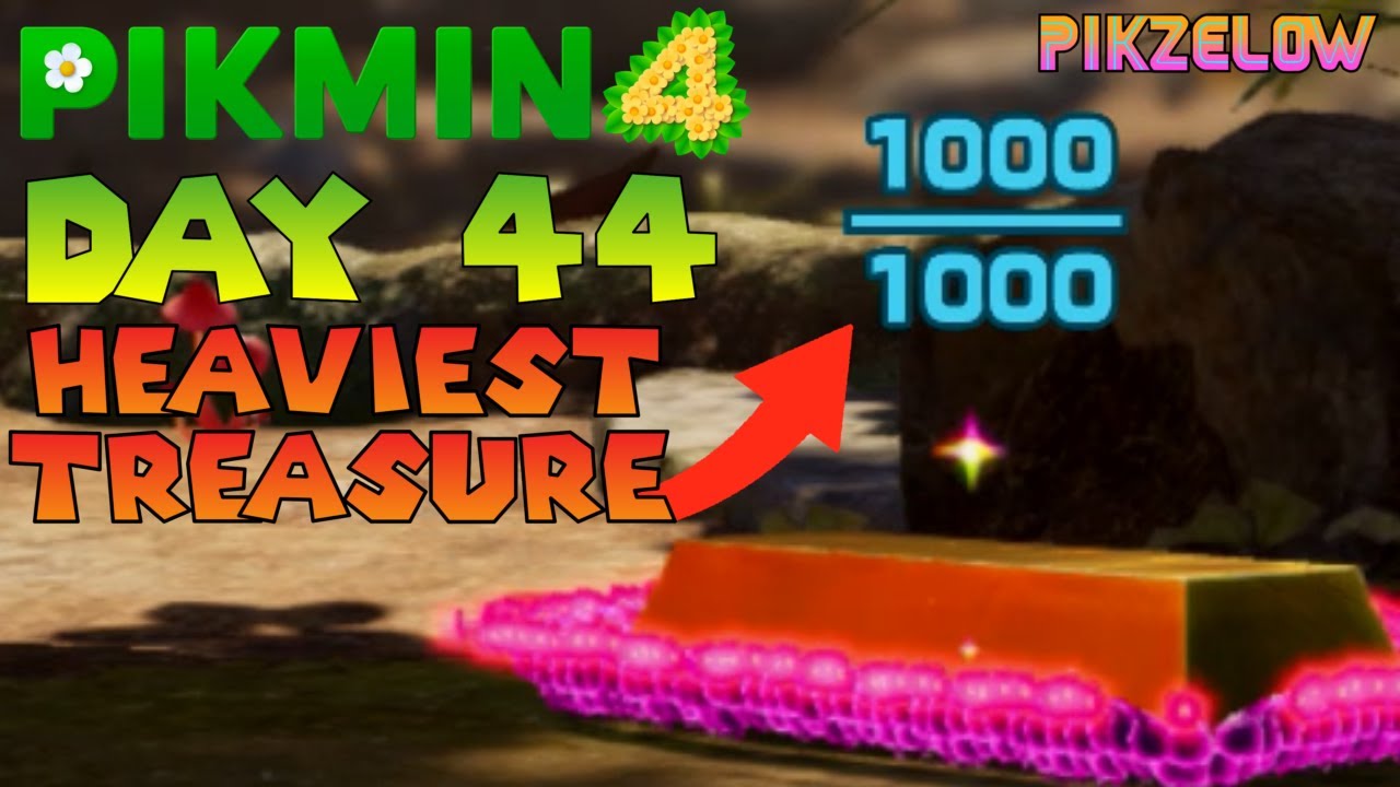 This is the Heaviest Treasure in Pikmin 4 [Pikmin 4 Playthrough Day 44 ...