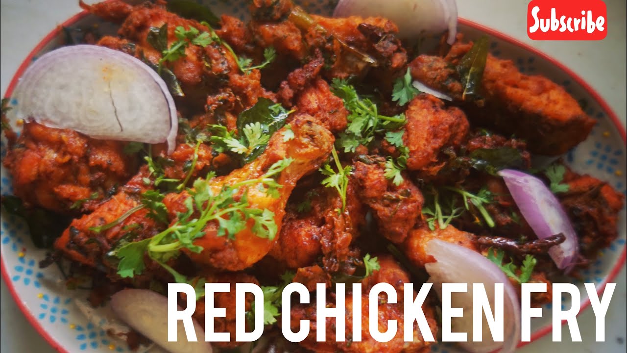 RED CHICKEN FRY - YouTube