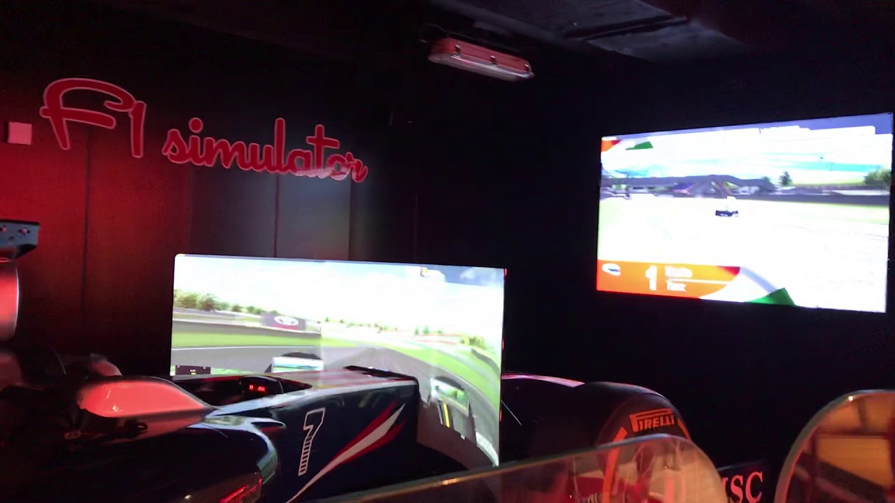 F1 simulator on the MSC Seaside. Awesome. - YouTube